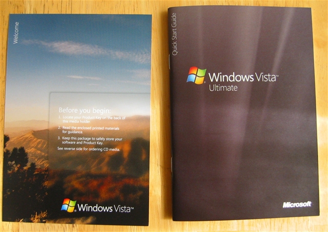 Windows Vista Ultimate Signature Edition unboxed – GeekTieGuy